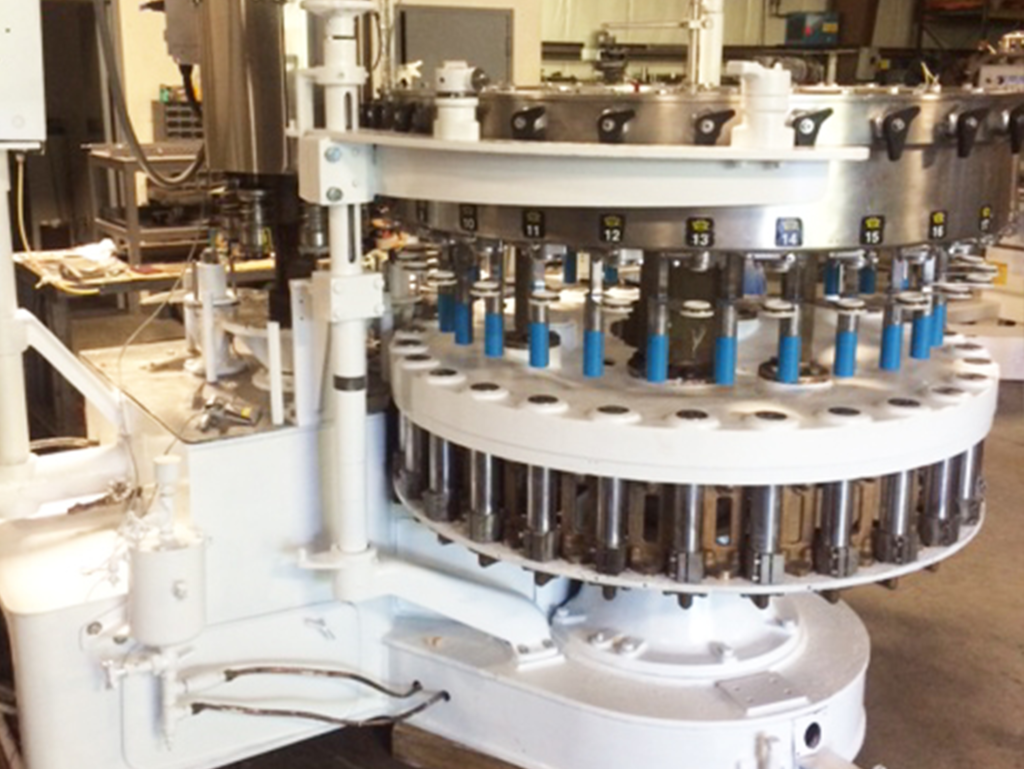 Used Crown 28 Valve Bottle Filler with 6 Head Capper | Sourceline Machinery