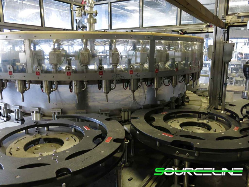 Ronchi 40 Valve Mass Flow Hot Fill Monoblock Filler