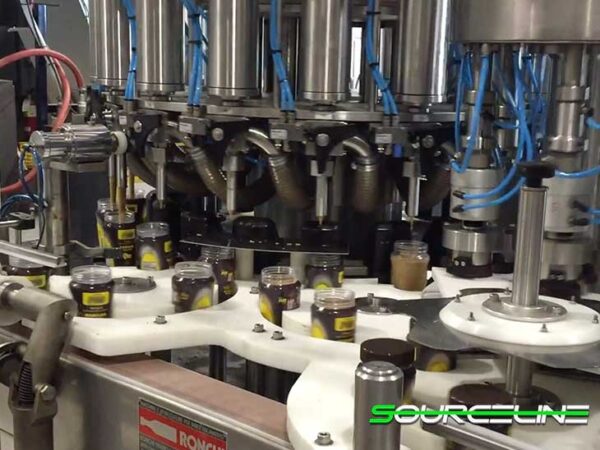 Used Ronchi 18 Valve Piston Filler with 6 Head Capper | SOURCELINE